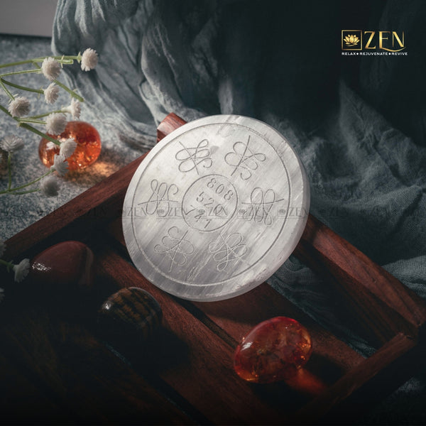 Selenite Plate - Angel Number To Attract Money | The Zen Crystals | The ...