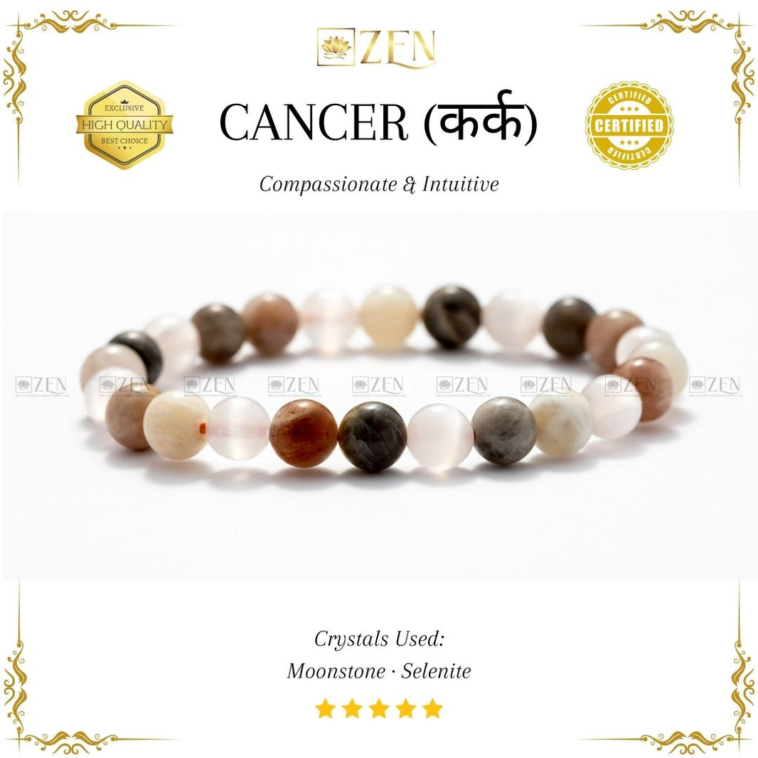 Zodiac Bracelets | Zodiac Birthstone Bracelets | The Zen Crystals