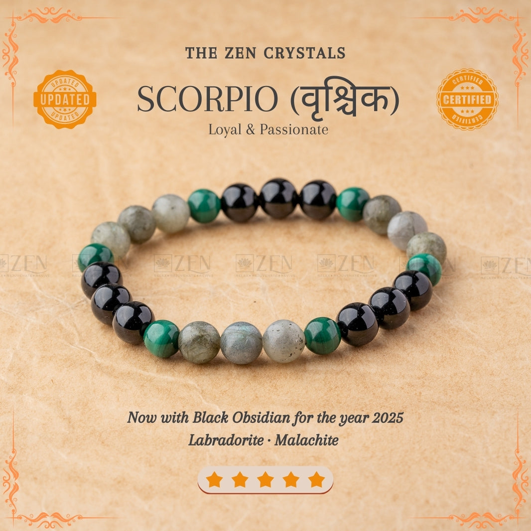Zodiac Bracelets | Zodiac Birthstone Bracelets | The Zen Crystals