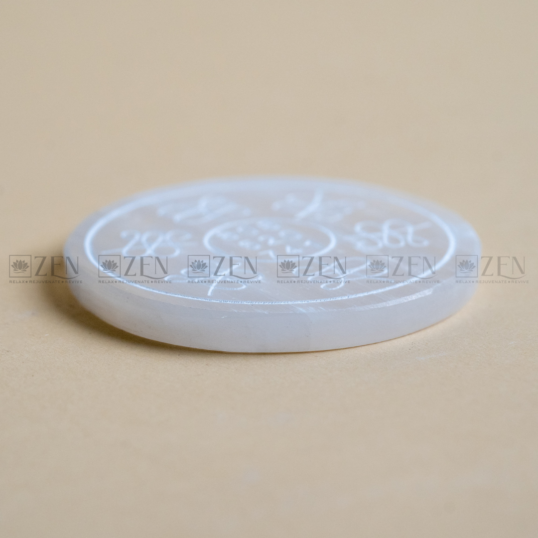 Selenite Plate - Angel Number To Attract Money | The Zen Crystals | The ...