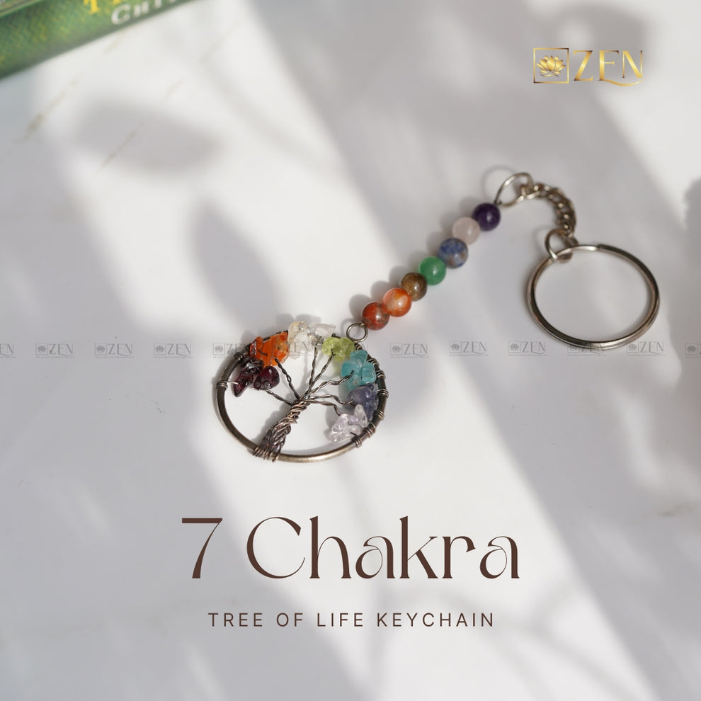 Tree Of Life Crystal Keychains | Spiritual Healing & Positive Energy ...