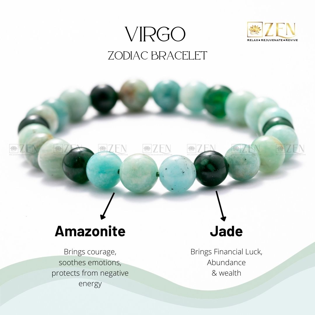 Zodiac Bracelets | Zodiac Birthstone Bracelets | The Zen Crystals