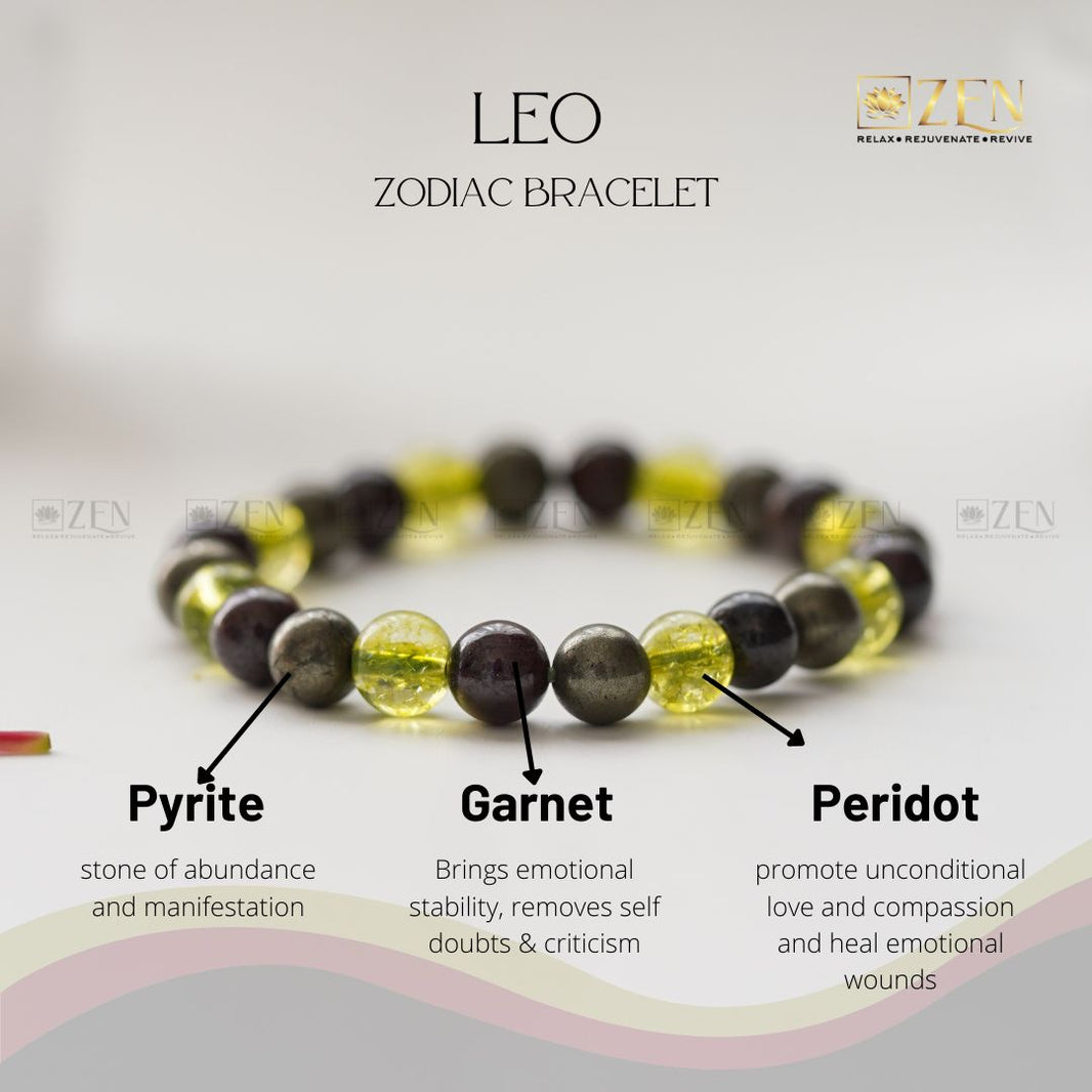 Zodiac Bracelets | Zodiac Birthstone Bracelets | The Zen Crystals
